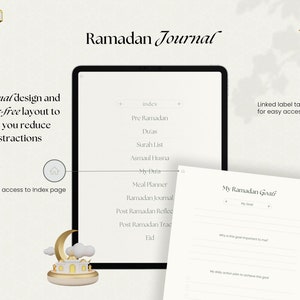 Ramadan Planner 107 Pages Hyperlinked Digital, Ramadan Journal, Ramadan ...