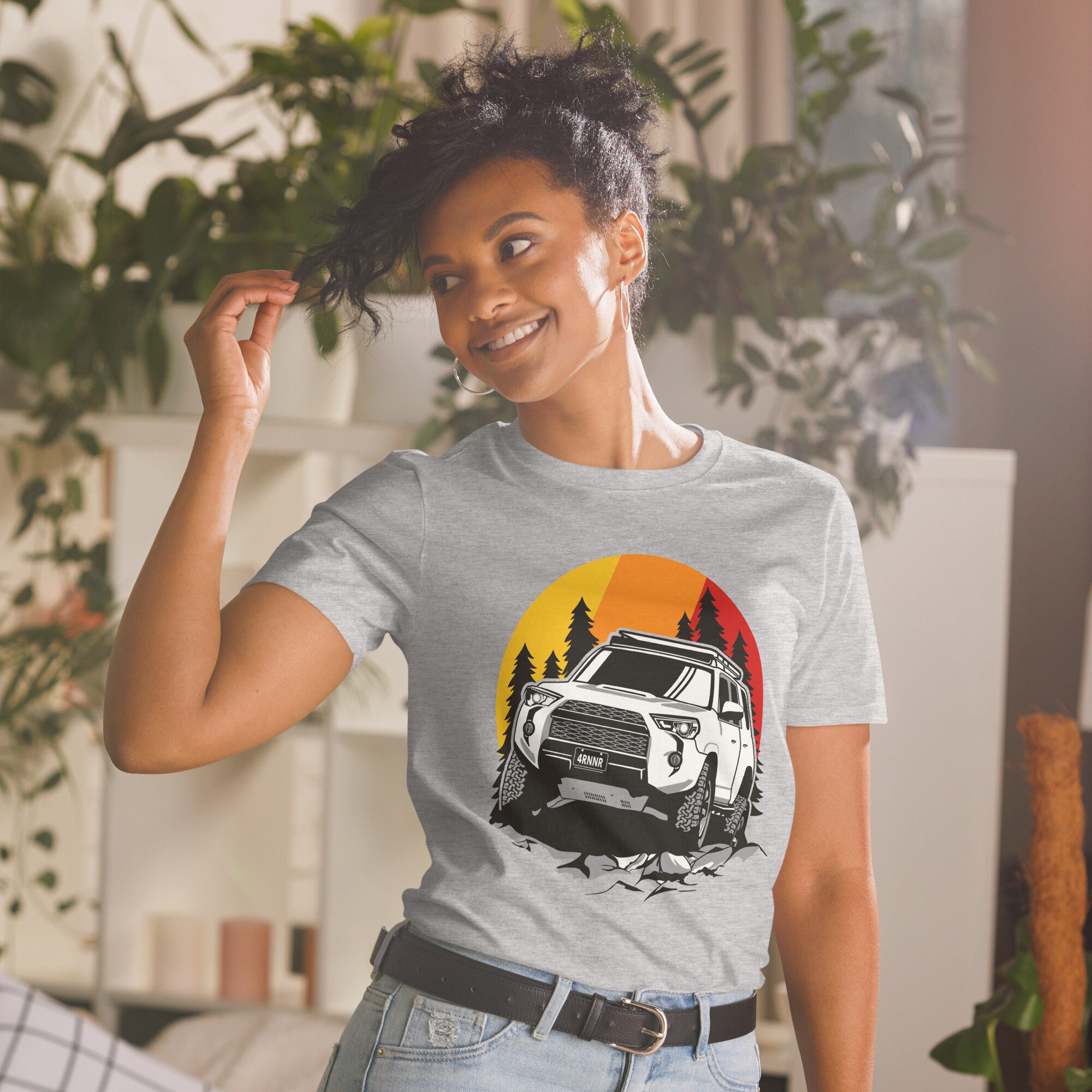 White TRD Stripes Toyota 4runner Short-sleeve Unisex T-shirt - Great ...