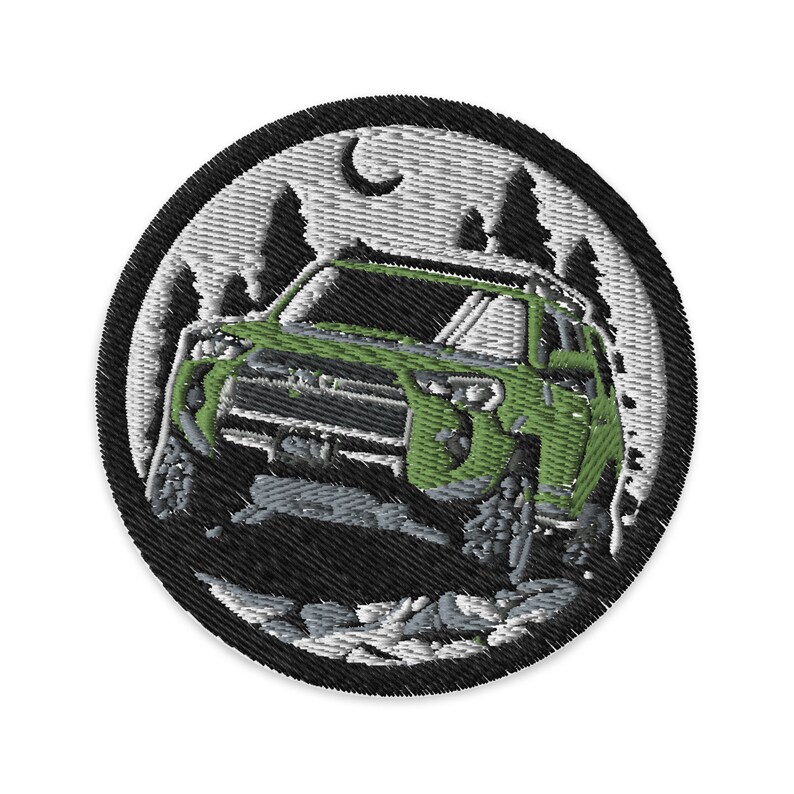 Lunar Rock 4runner Embroidered Patch - 3inch Diameter - 4wheeling - off ...