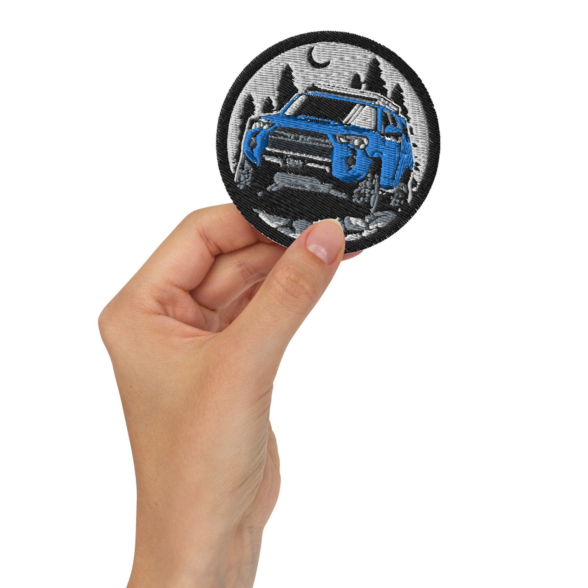 Cavalry Blue 4runner Embroidered Patch - 3inch Diameter - 4wheeling ...