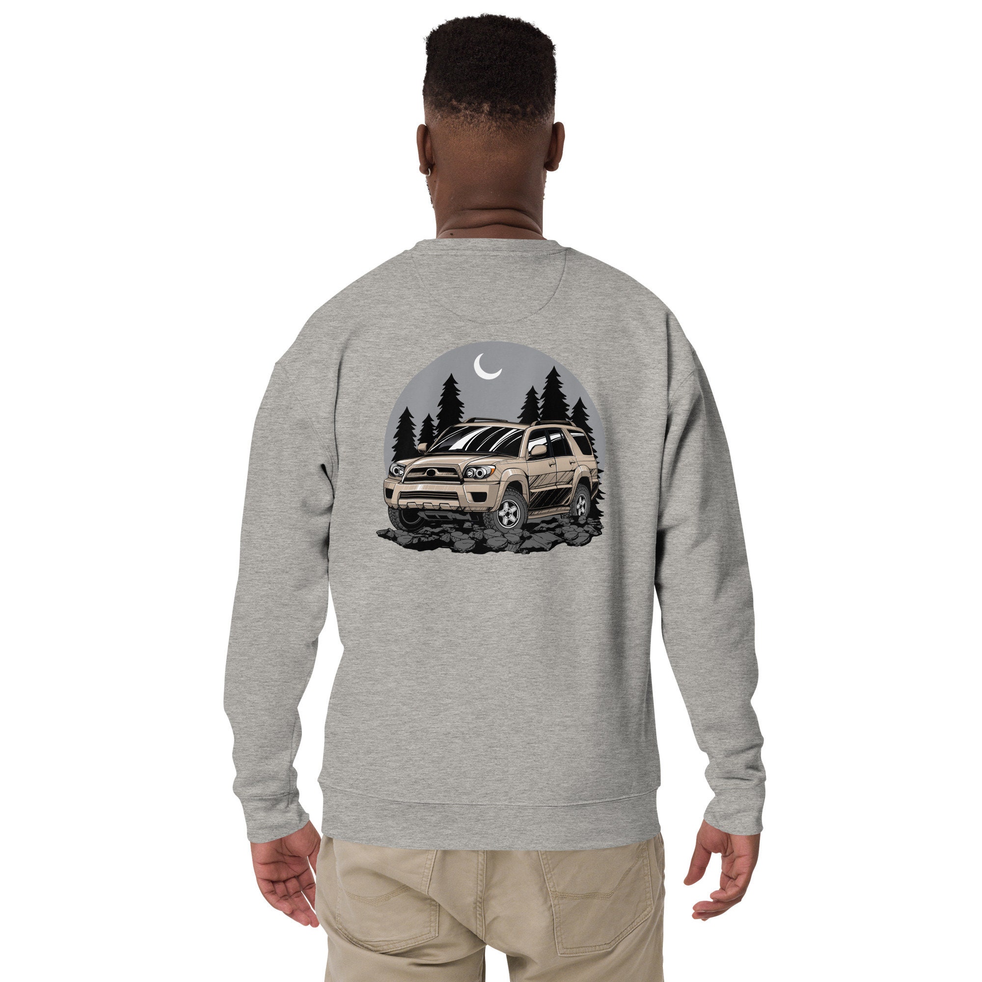 Gold 4th Gen Toyota 4runner TRD on Premium Unisex Sweatshirt Back Print ...