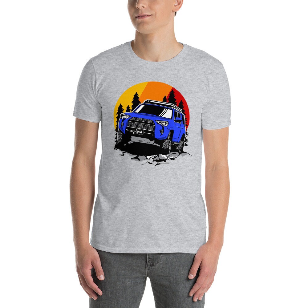 Voodoo Blue TRD Stripes Toyota 4runner Short-sleeve Unisex T-shirt ...