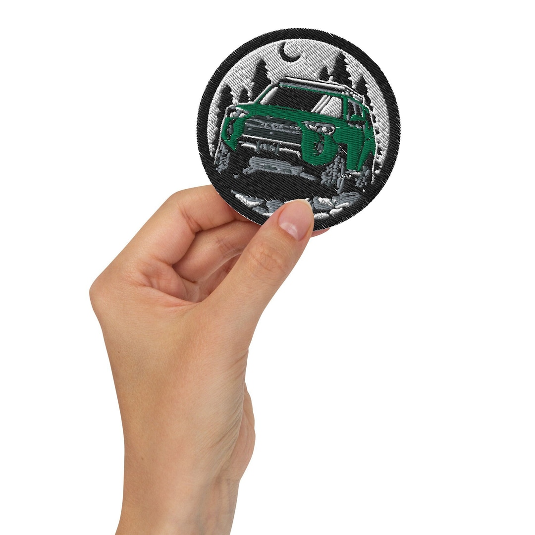 Army Green 4runner Embroidered Patch - 3inch Diameter - 4wheeling - off ...