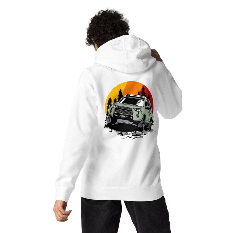 Lunar Rock Toyota 4runner TRD PRO - Premium Unisex Hoodie - Back Print ...