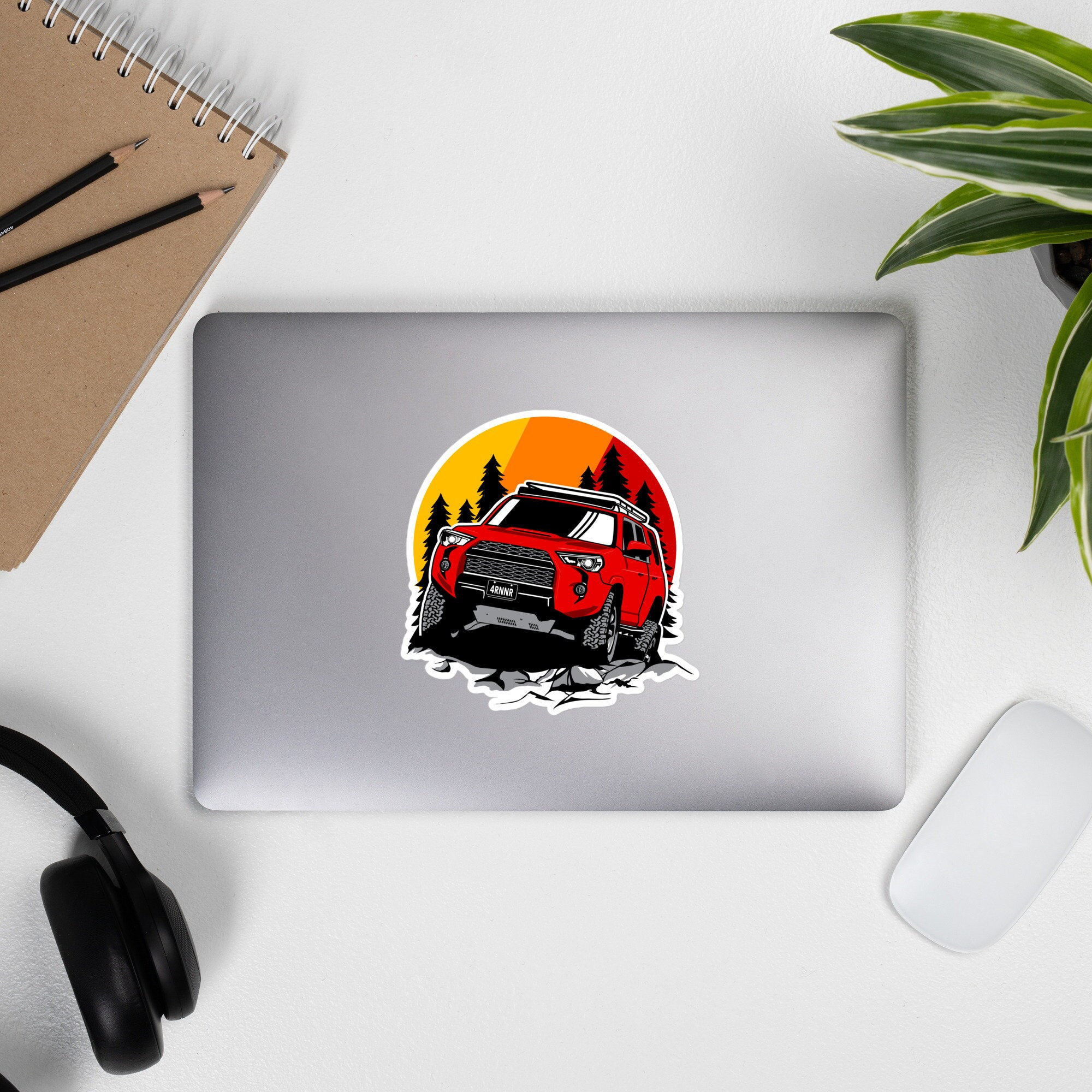 Barcelona Red Toyota 4runner TRD Stripes Bubble-free Sticker - Vinyl ...