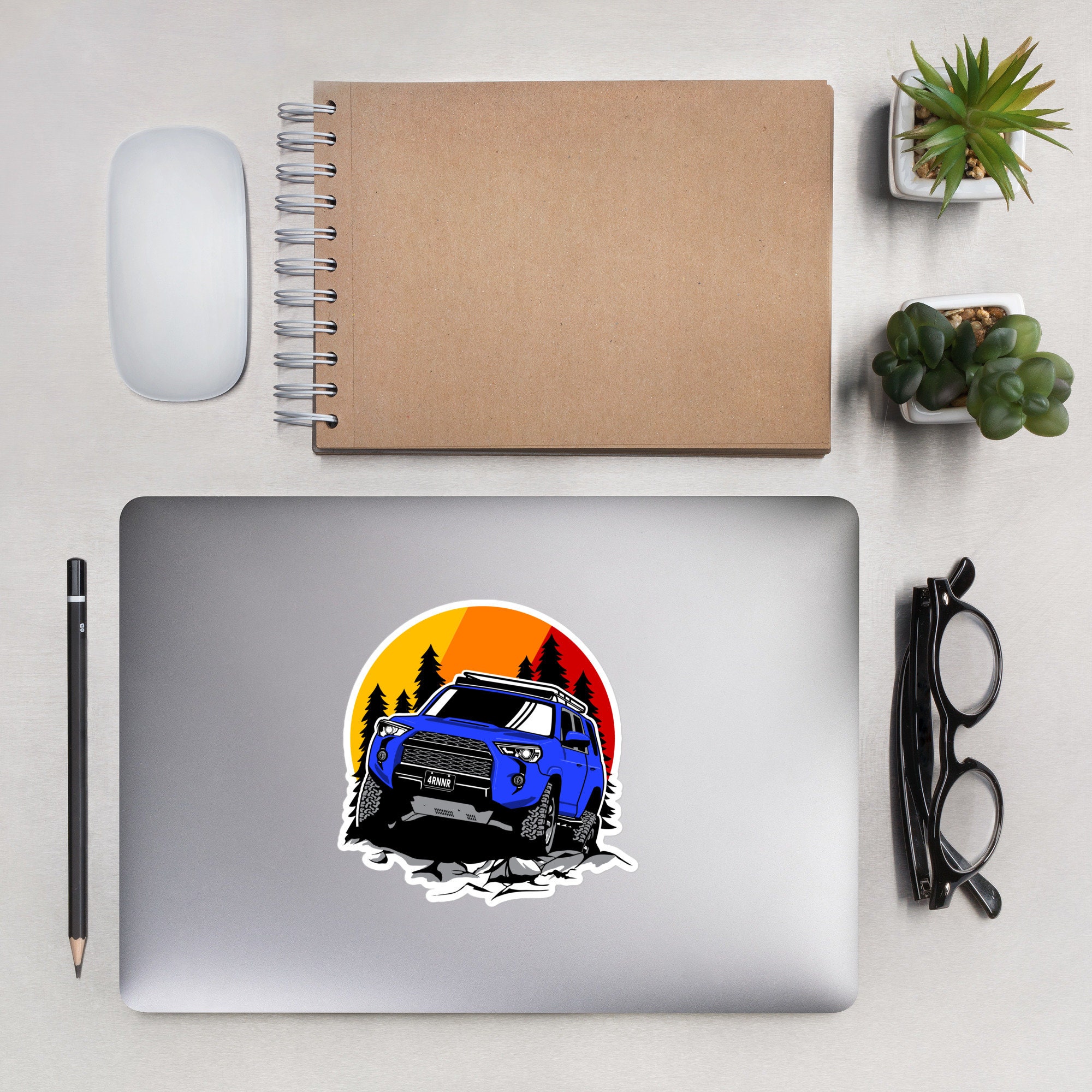 Voodoo Blue Toyota 4runner TRD Stripes Bubble-free Sticker - Vinyl ...