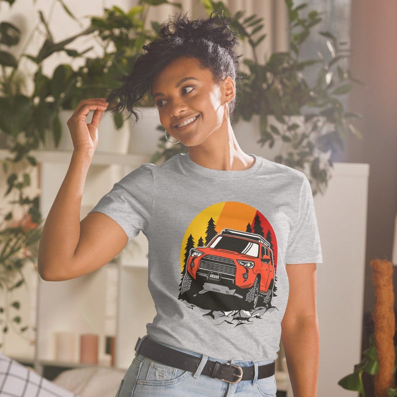 Solar Octane TRD Stripes Toyota 4runner Short-sleeve Unisex T-shirt ...