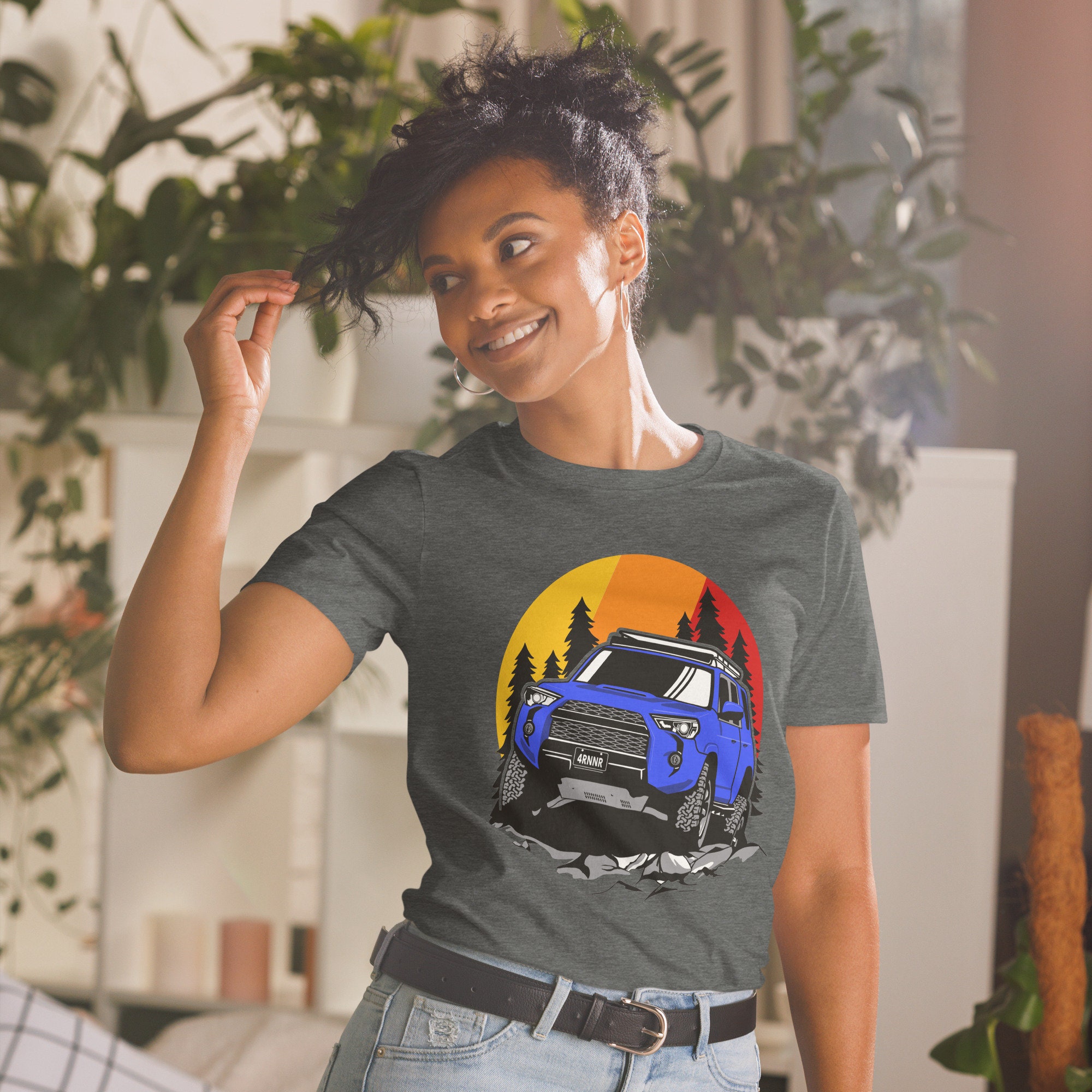 Voodoo Blue TRD Stripes Toyota 4runner Short-sleeve Unisex T-shirt ...