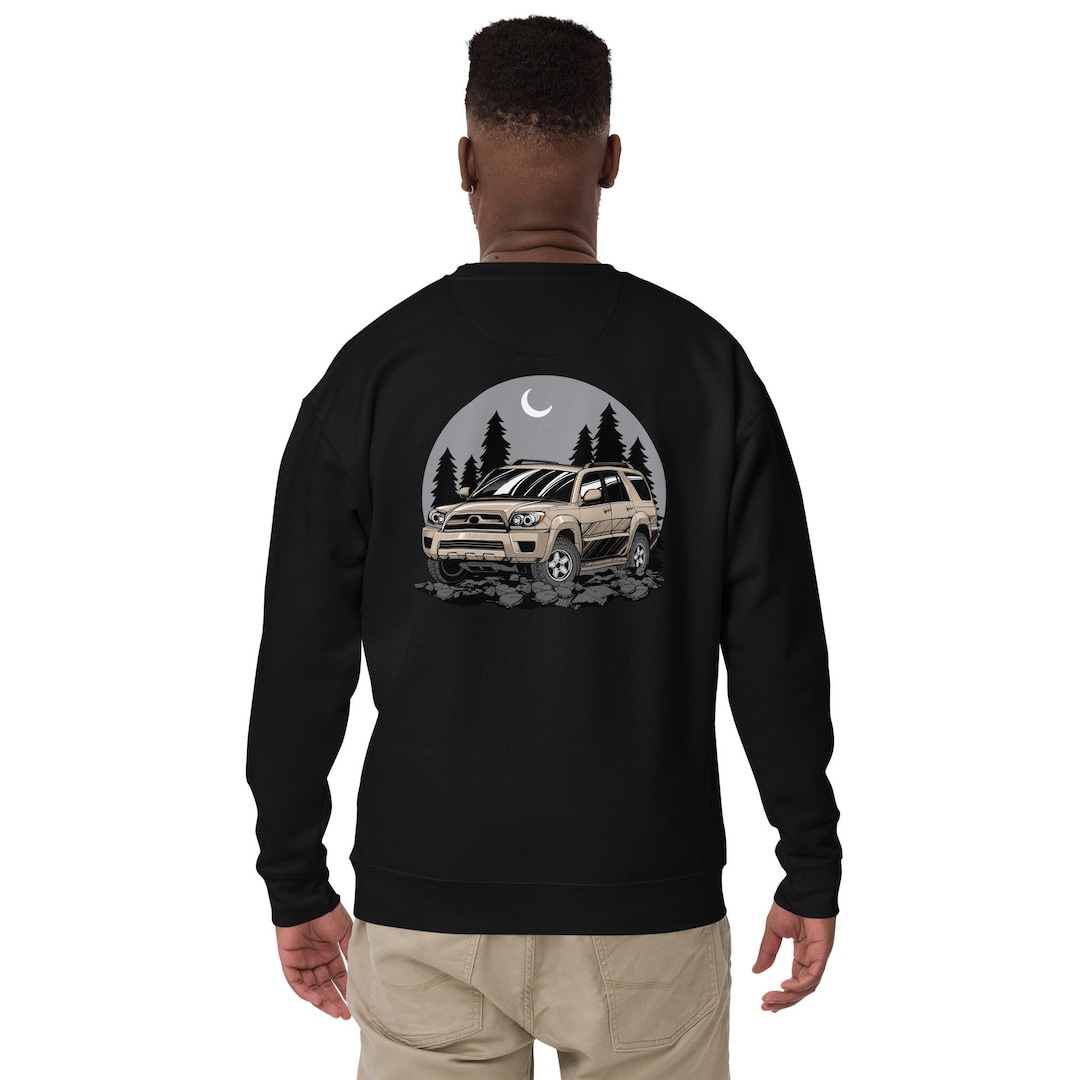 Gold 4th Gen Toyota 4runner TRD on Premium Unisex Sweatshirt Back Print ...
