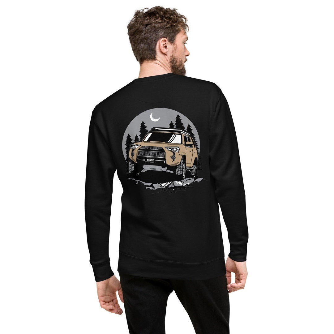 Quick Sand Tan Toyota 4runner TRD on Premium Unisex Sweatshirt Back ...