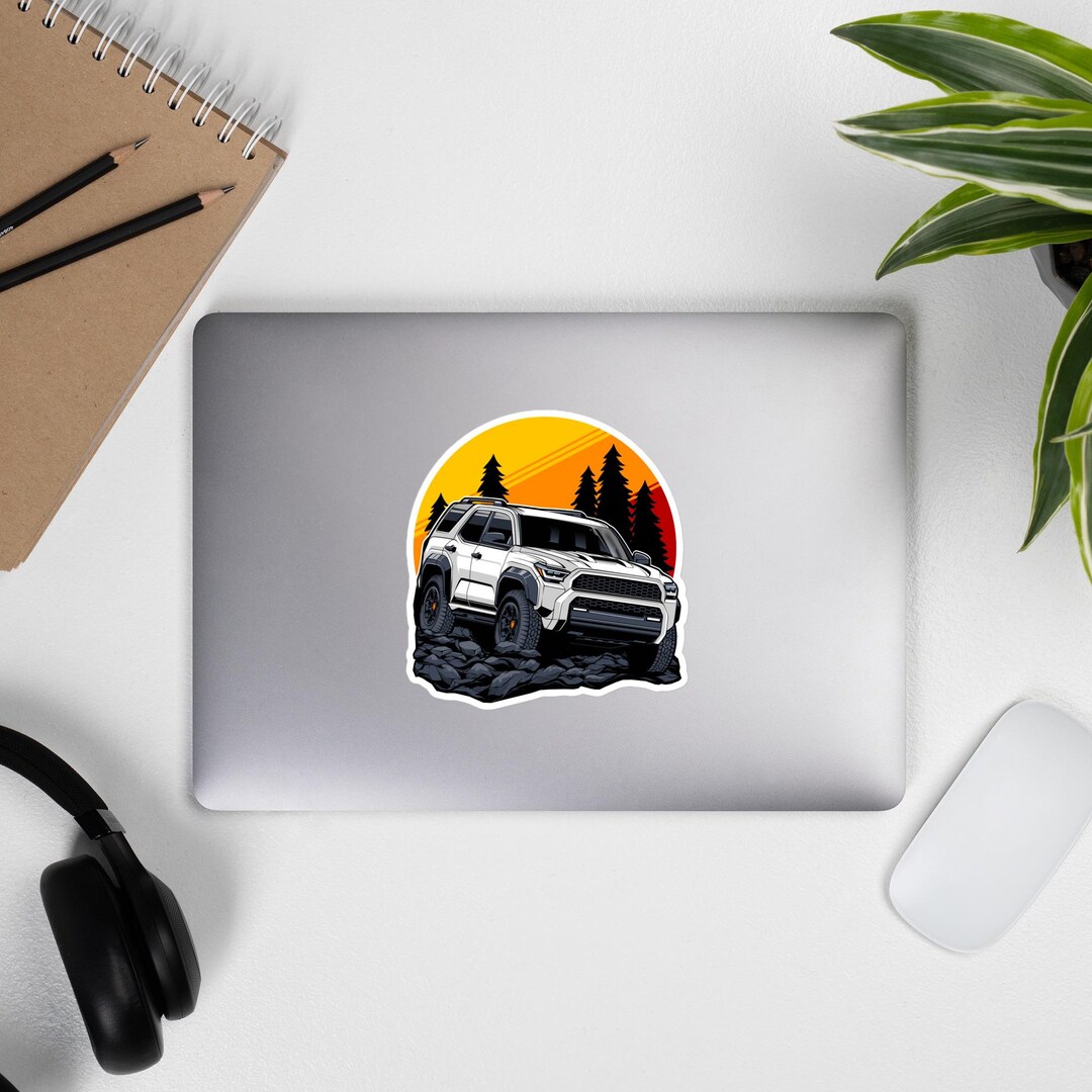 TRD 6th Gen - Ice Cap White - Toyota 4runner - Vinyl Bubble Free ...