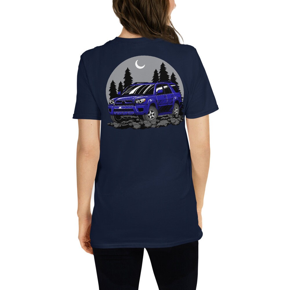 Nautical Blue 4th Gen Toyota 4runner Short-sleeve Unisex T-shirt ...