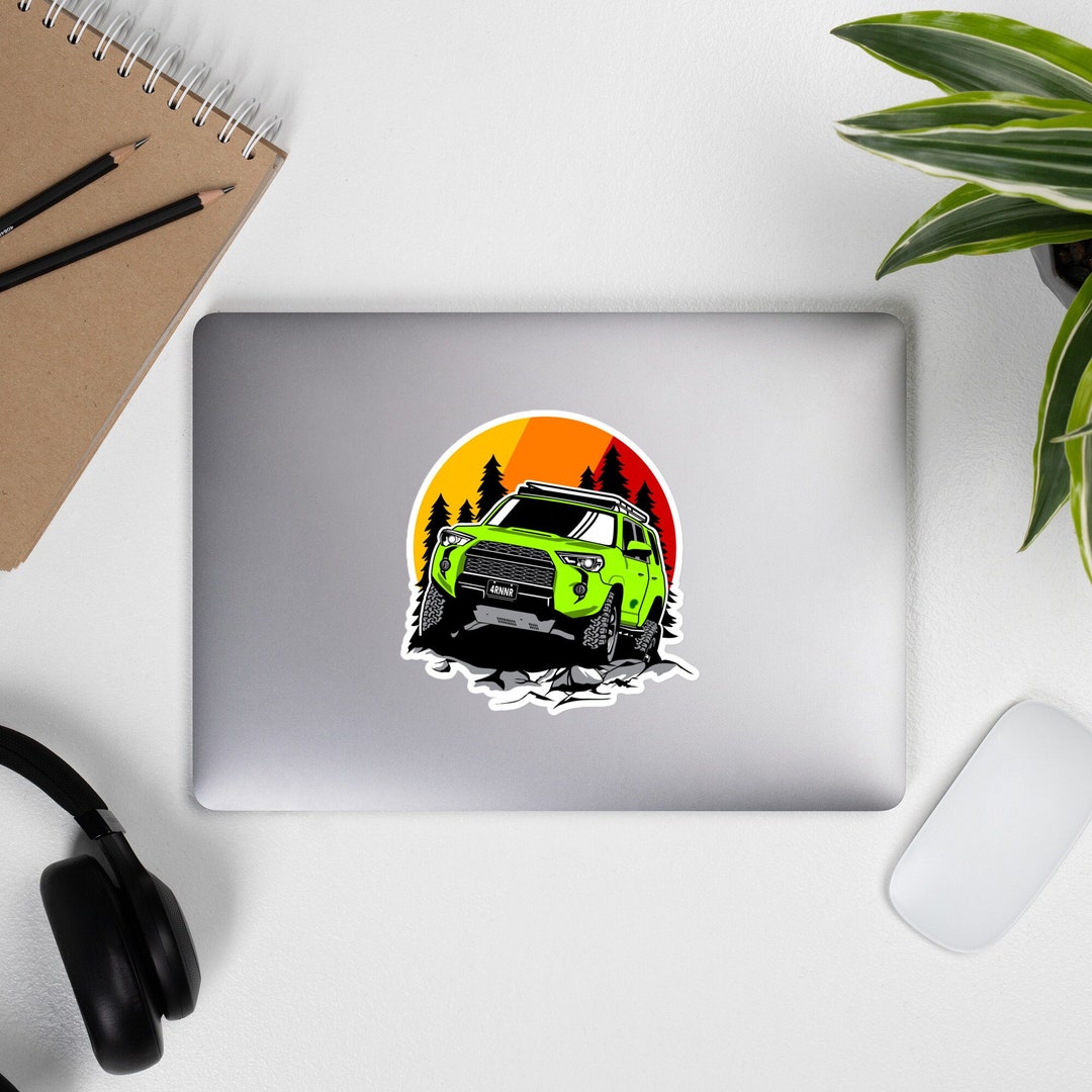 Lime Rush Green Toyota 4runner TRD Stripes Bubble-free Sticker - Vinyl ...