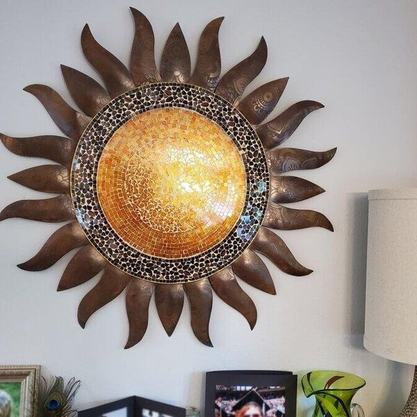 Metal Sun Wall Art - Etsy