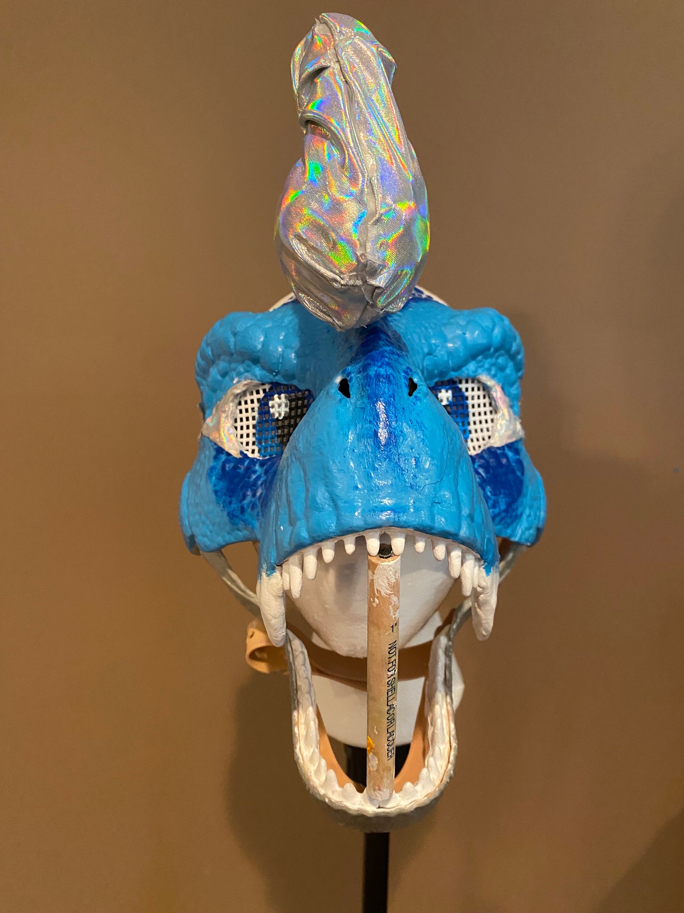 Blue Angler Fish Dino Mask - Etsy