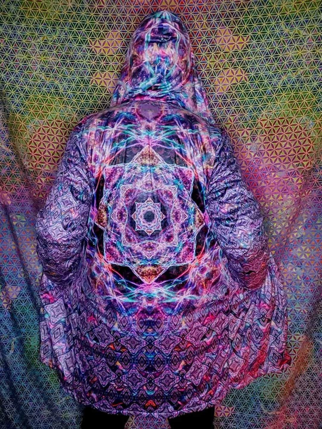 Veil Mandala Festival Cloak/mandala Dream Cloak/mandala 3D Hooded Cloak ...