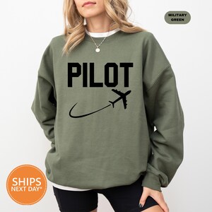 Pilot Co-pilot Sweatshirt Aviation Pilot Crewneck Gifts for Pilot ...