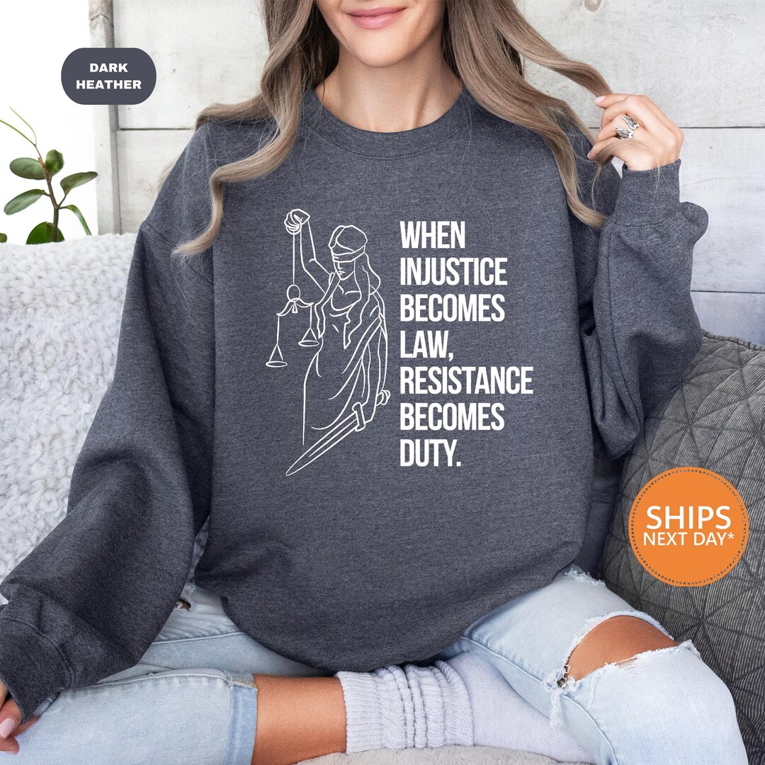Womens Rights Sweatshirt | Ruth Bader Ginsburg Crewneck | When ...