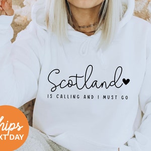 Scotland is Calling and I Must Go Sweatshirt | Scotland Crewneck ...