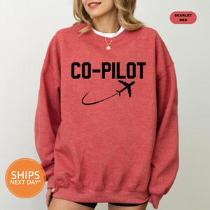 Pilot Co-pilot Sweatshirt Aviation Pilot Crewneck Gifts for Pilot ...