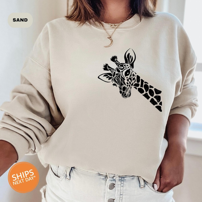 With Giraffe Sweatshirt - Etsy