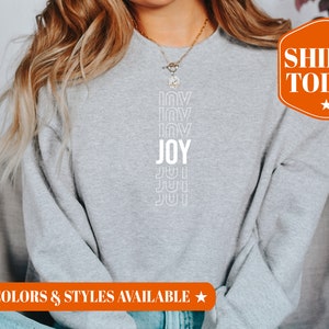 Joy Sweatshirt | Joy Crewneck Sweatshirt | Joy Hoodie | Joy Gift | Joy ...