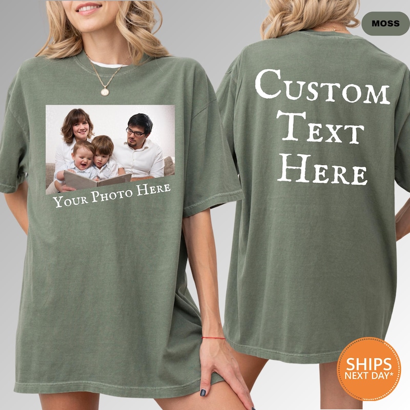 Custom Photo T Shirt - Etsy