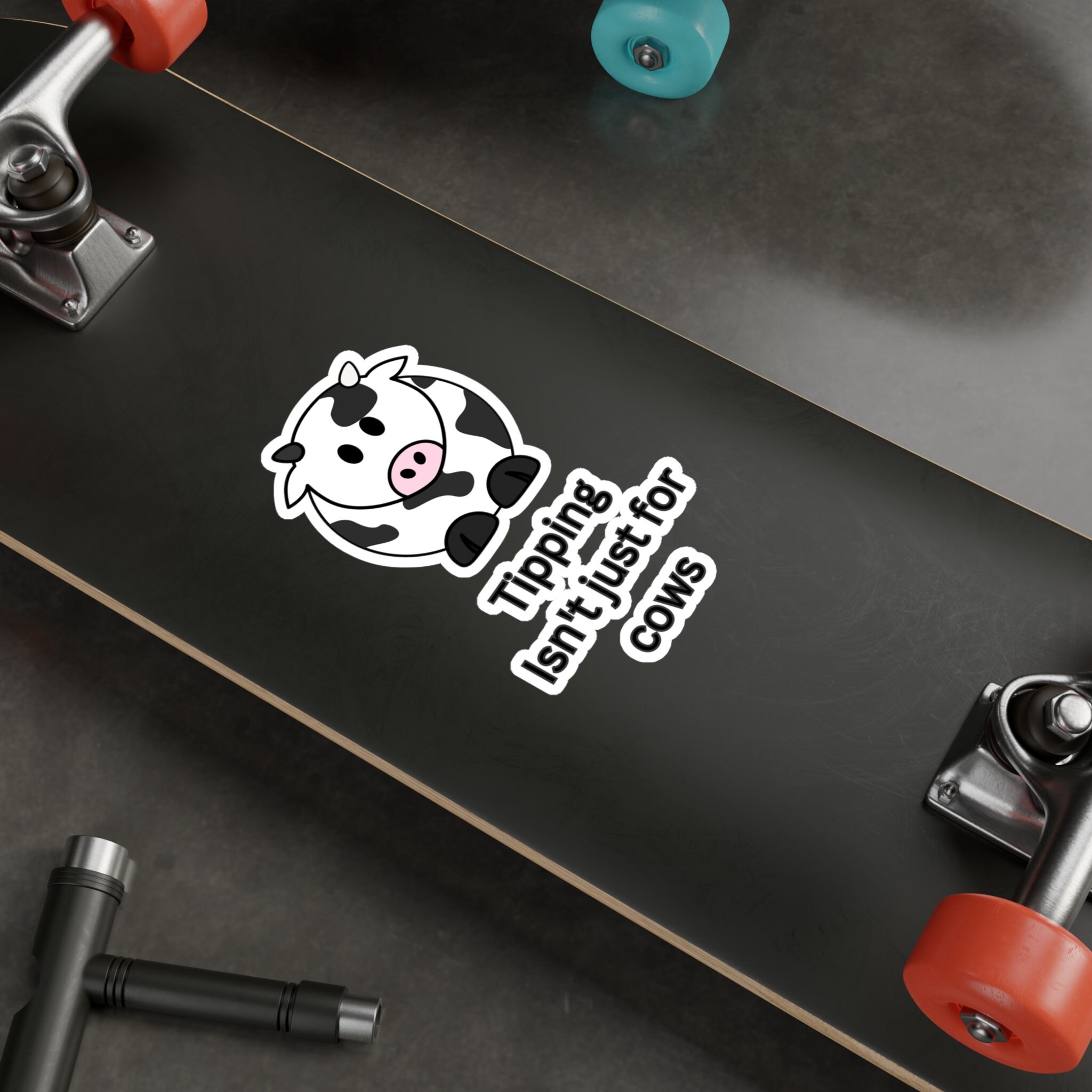 Tipping Isn't Just for Cows Bartender/waitstaff Kiss-cut Vinyl ...