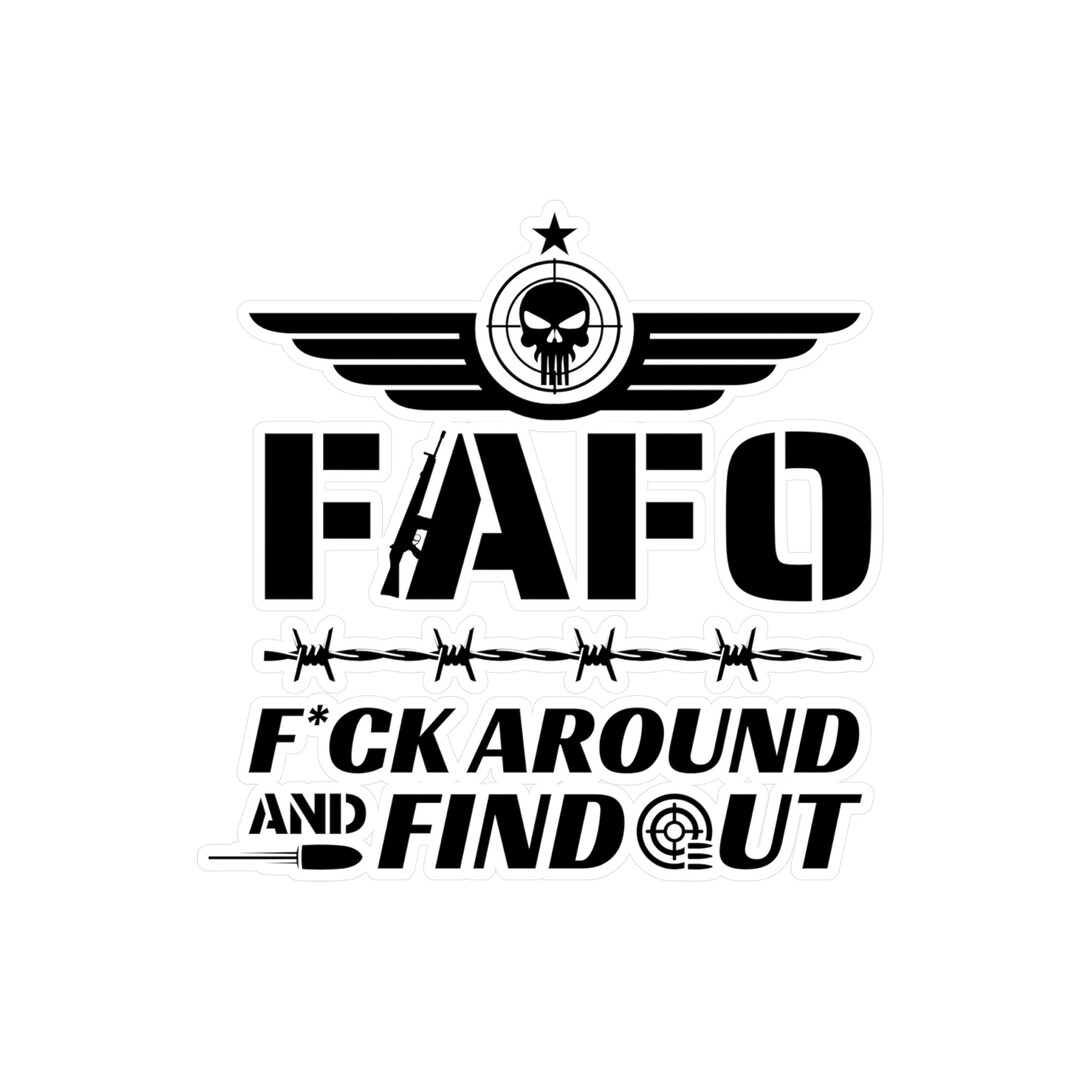 FAFO Kiss-cut Vinyl Decals - Etsy