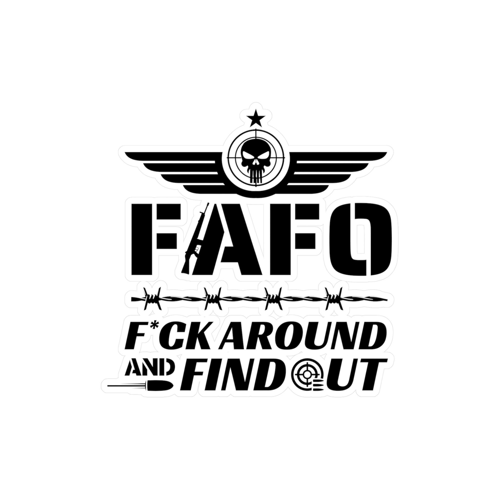 FAFO Kiss-cut Vinyl Decals - Etsy