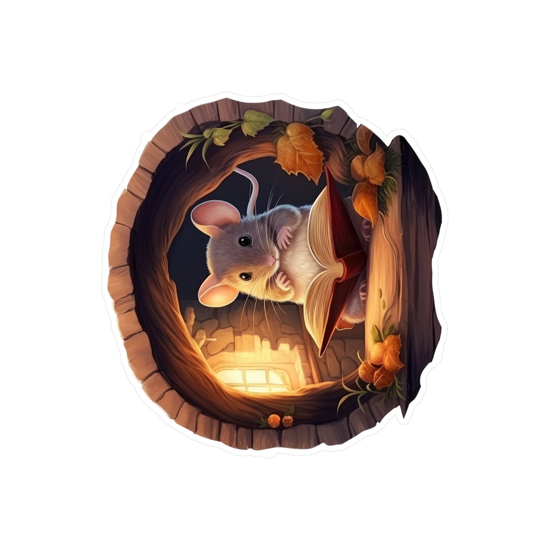 Edison the Mouse Sticker Kiss-cut Vinyl Decals - Etsy