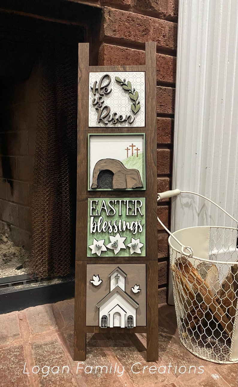 Interchangeable Easter Religious Ladder - Etsy