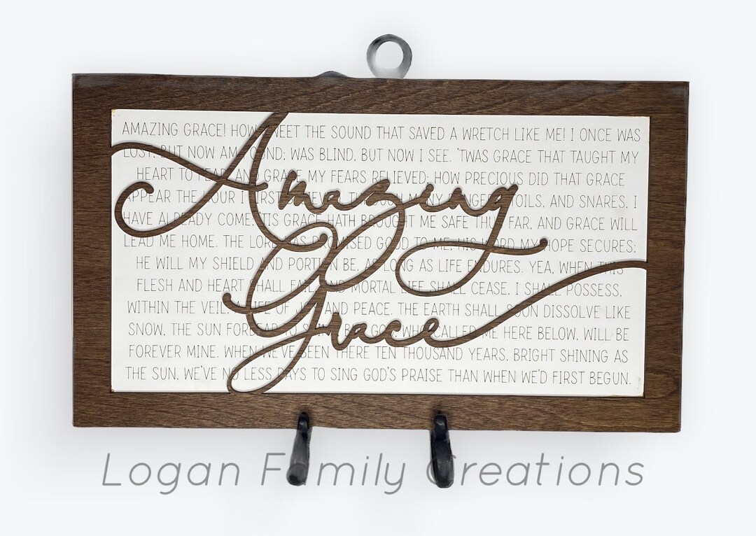 Amazing Grace Sign - Etsy