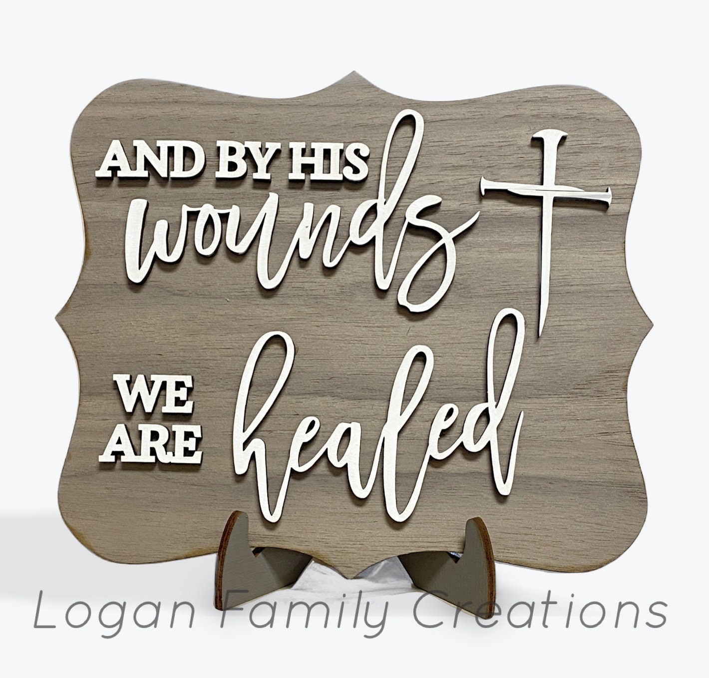 By His Wounds Sign - Etsy