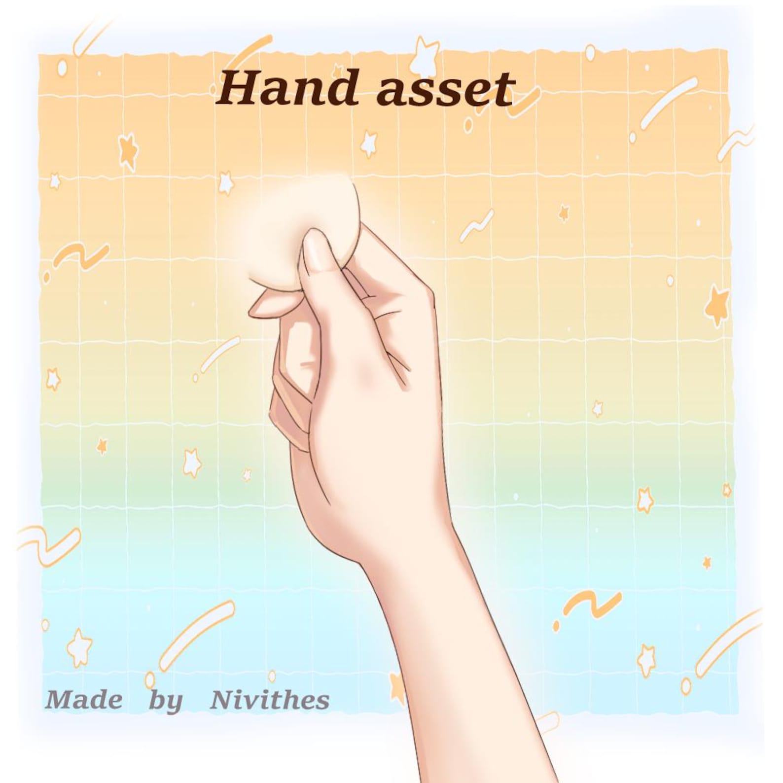 Hand Grab Pinch Face Vtuber Asset / Personalizable / Vtube Studio - Etsy