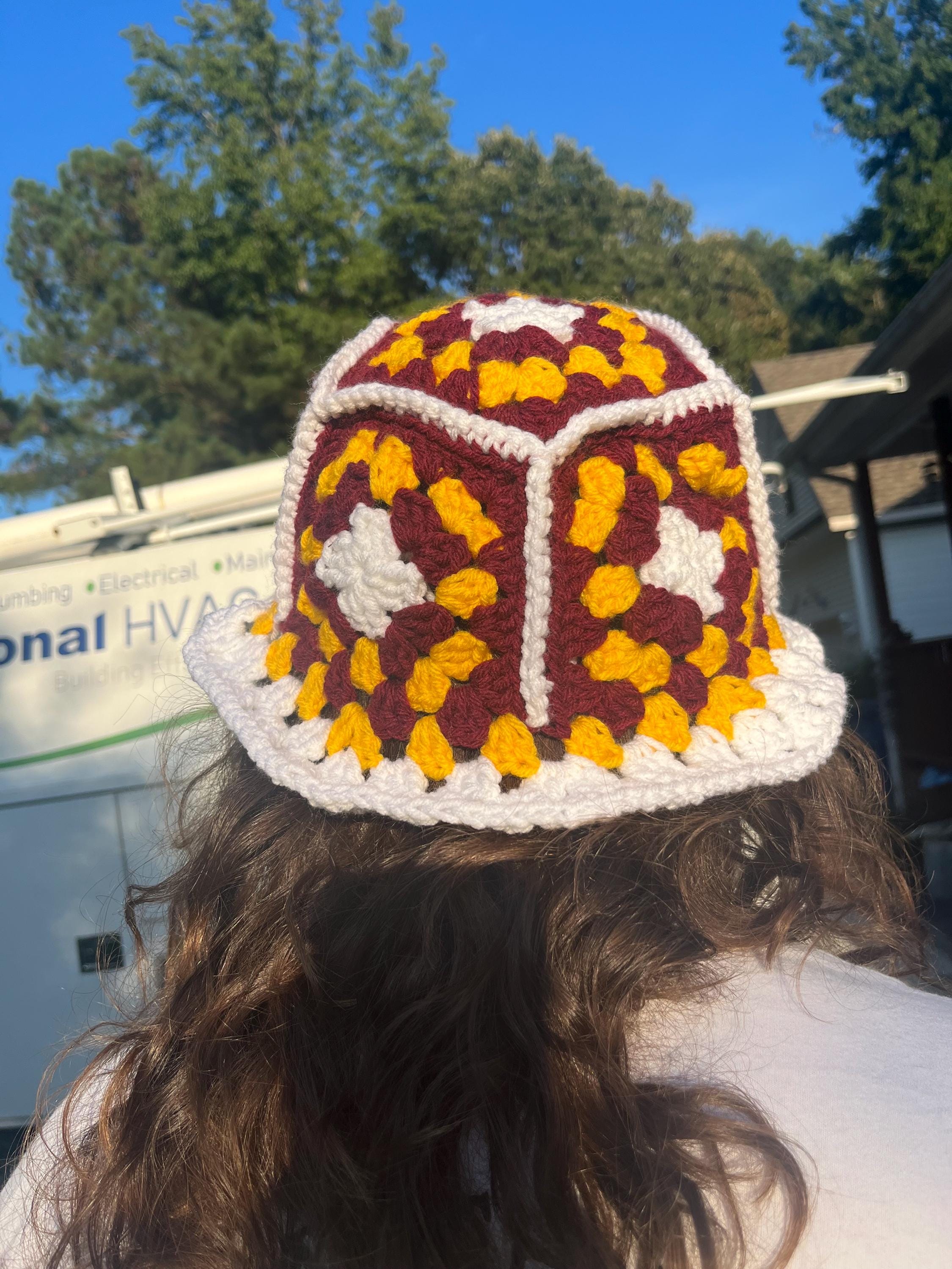 Washington Commanders NFL Football Team Handmade Crochet Bucket Hat - Etsy