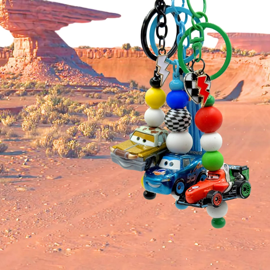 Custom Pixar Cars Keychains | Personalized Lightning Mcqueen & Friends ...