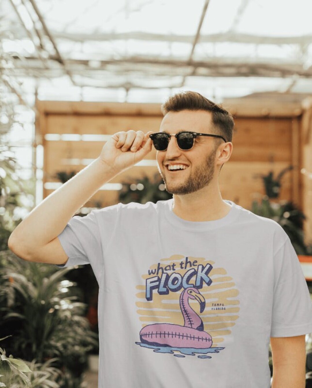 What the Flock Shirt// Flamingo Tee - Etsy
