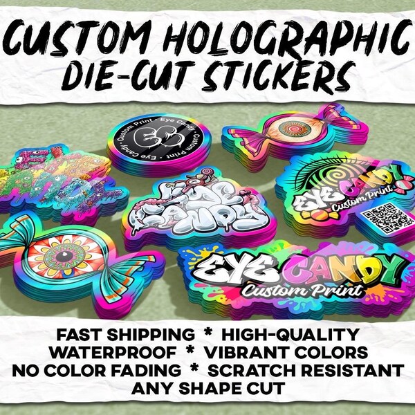 Holographic Sticker - Etsy