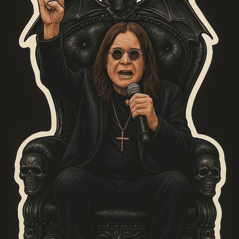 Ozzy Osbourne Cross - Etsy