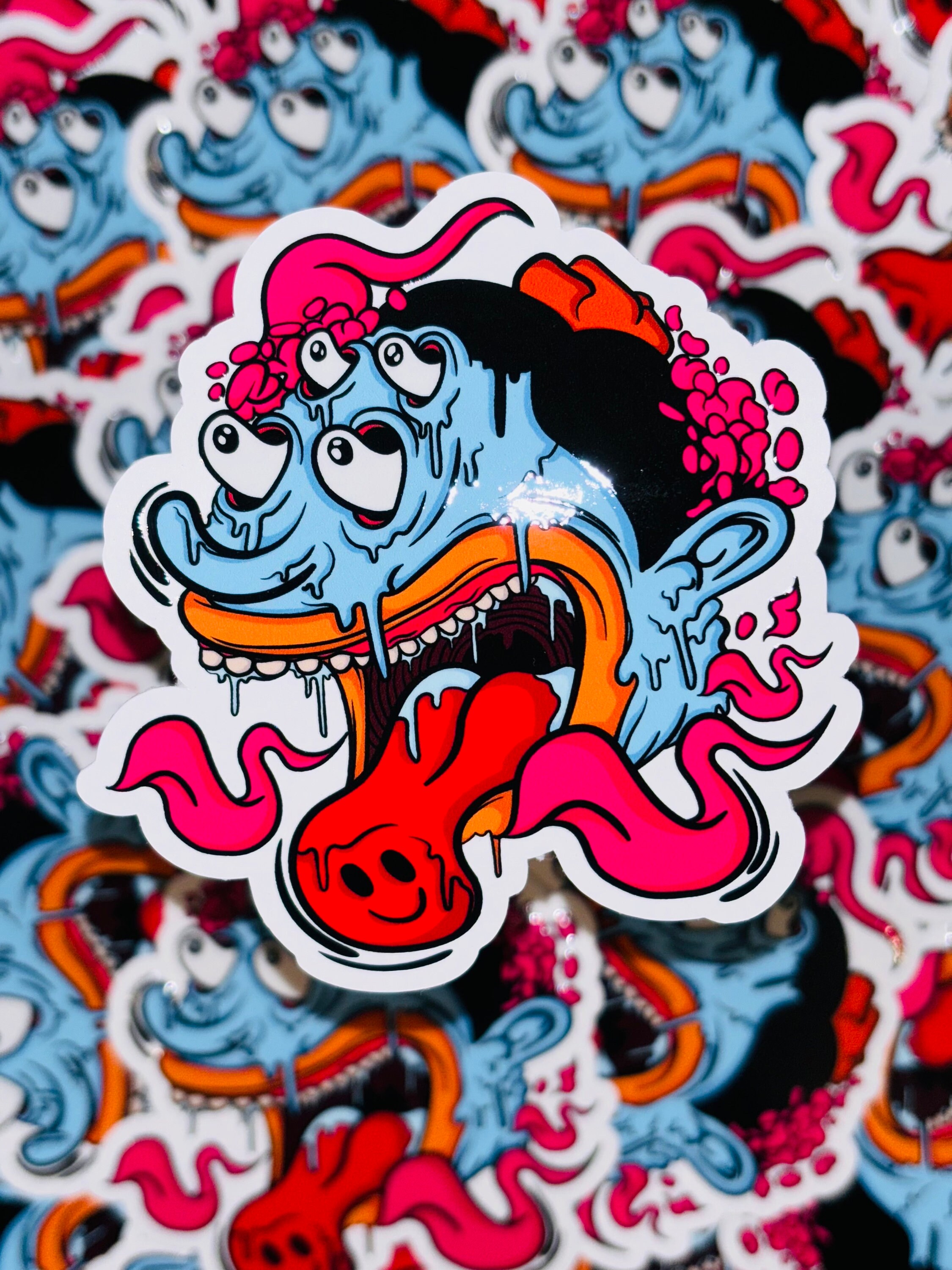 Zombie Sticker, Limited Collectible, Sticker Bomb, Die-cut Sticker ...