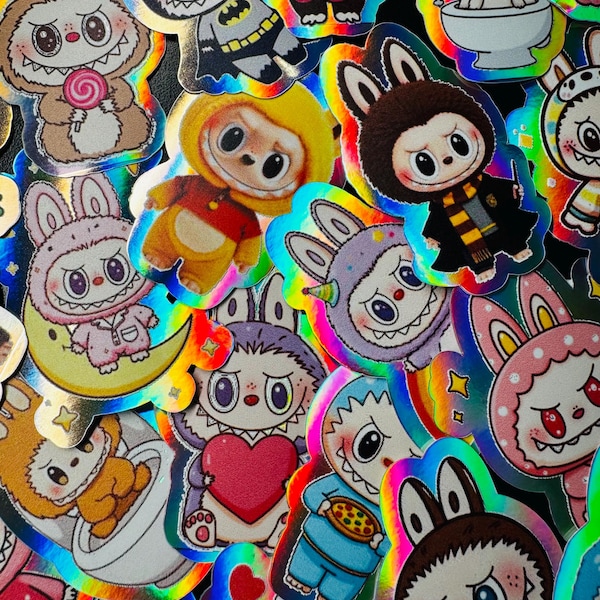 Labubu Rainbow Doll - Etsy