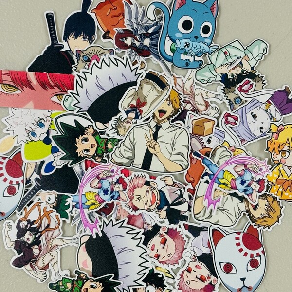 Anime Sticker Pack - Etsy