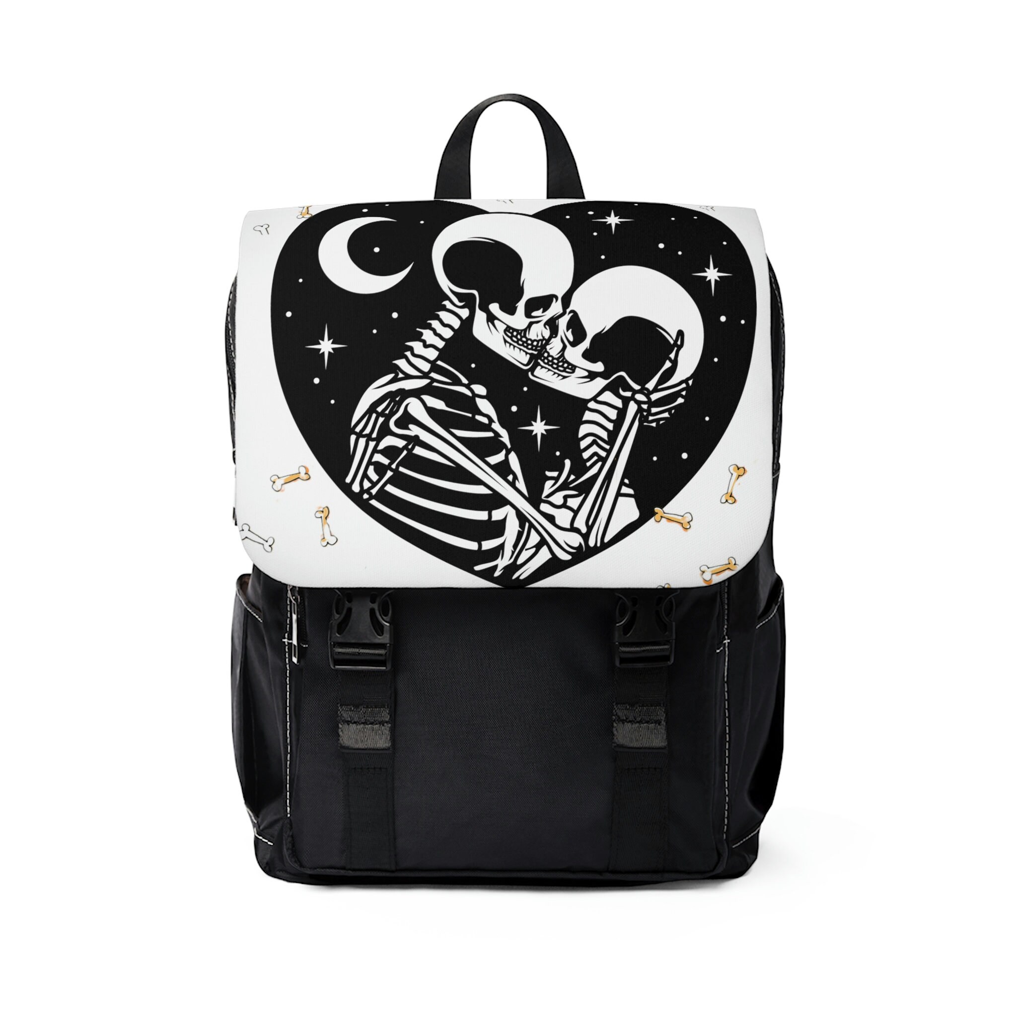 Skeleton lovers Unisex Casual Shoulder Backpack sold by Azura Miller ...
