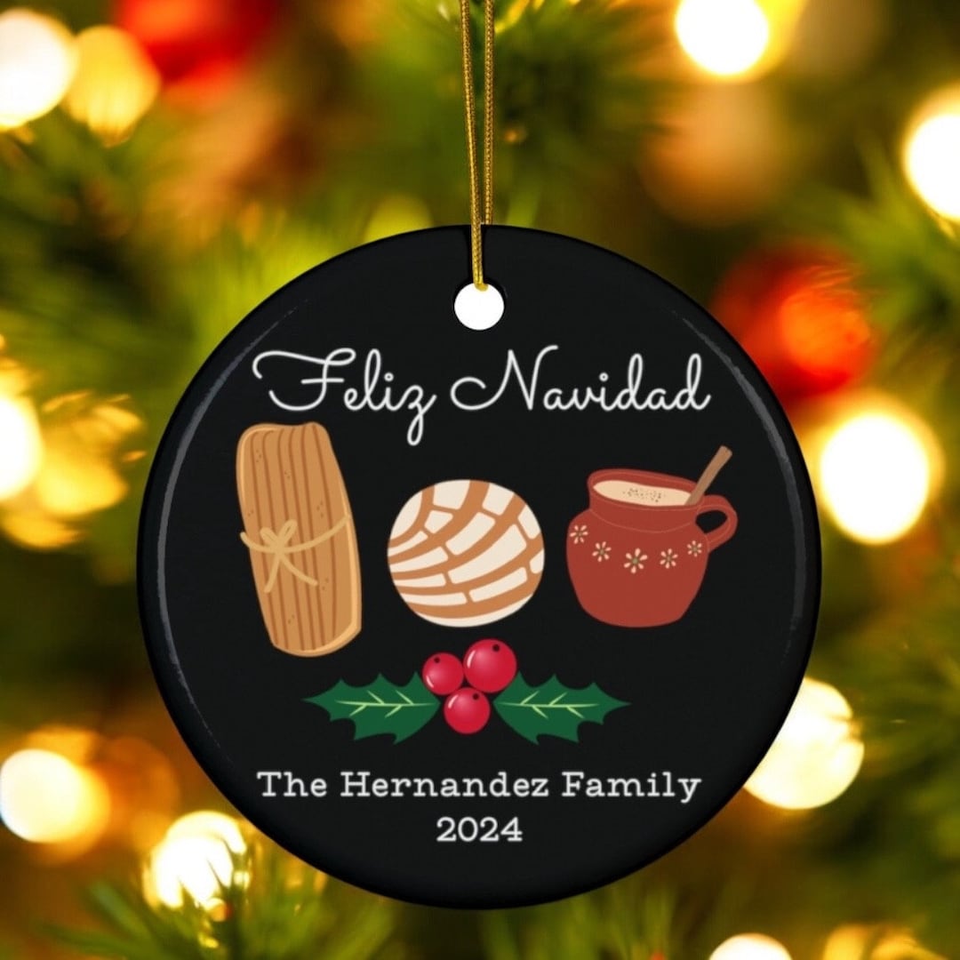 Feliz Navidad Christmas Ornament, Tamale Season Ornament, Feliz Navidad ...