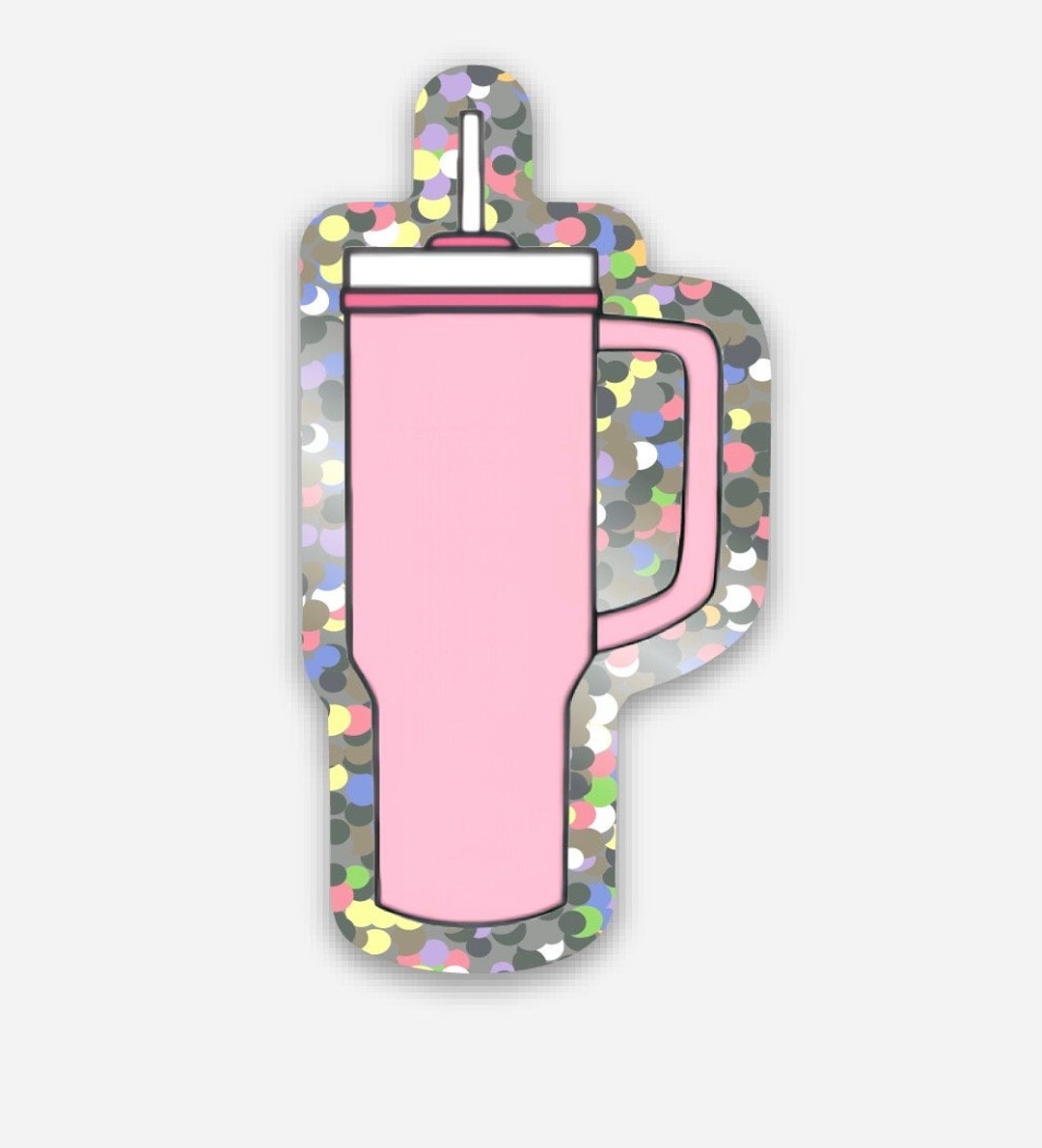 Sticker Glitter Stanley - Etsy