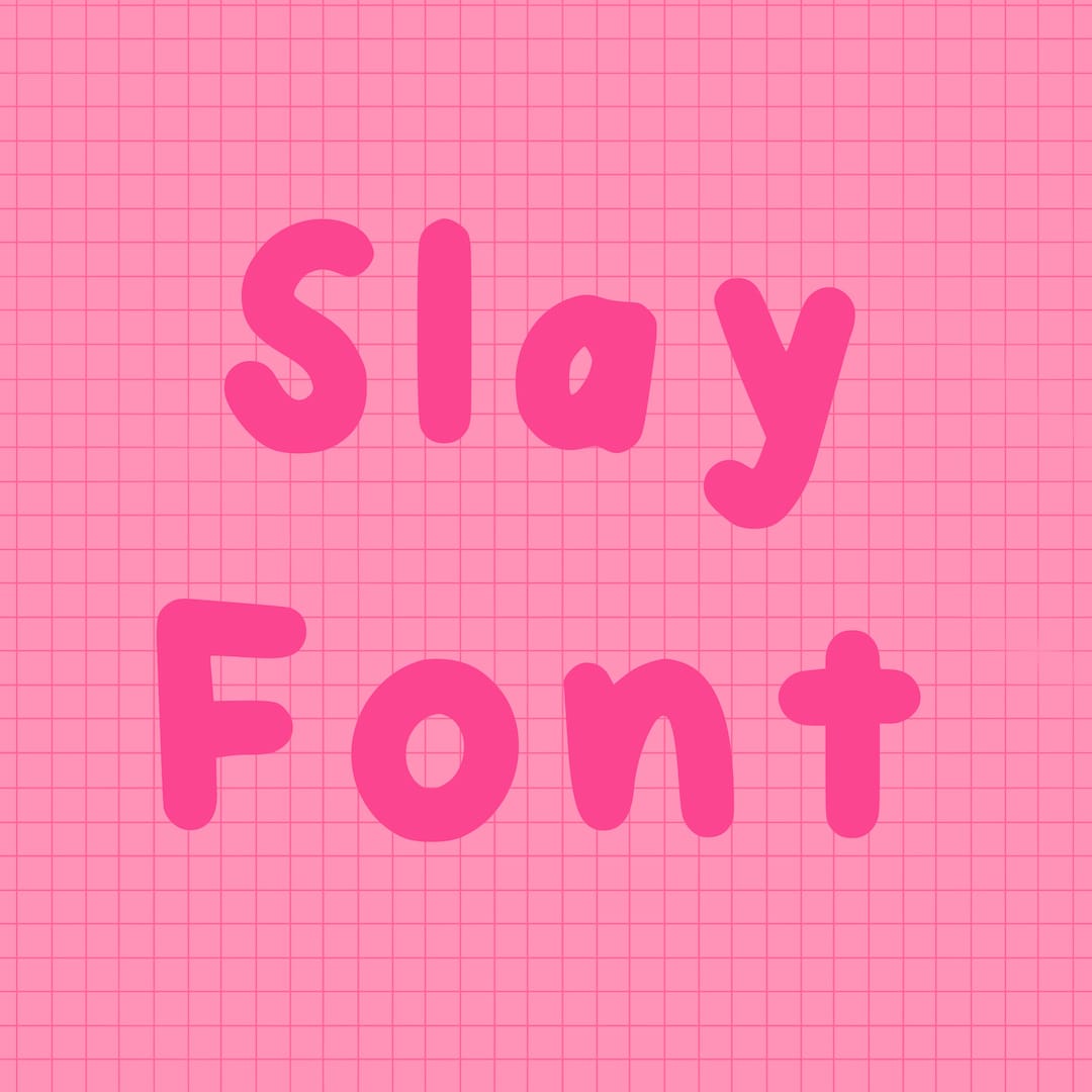 Slay Font Trendy Font Y2K Font Handwritten Font Bold Font - Etsy
