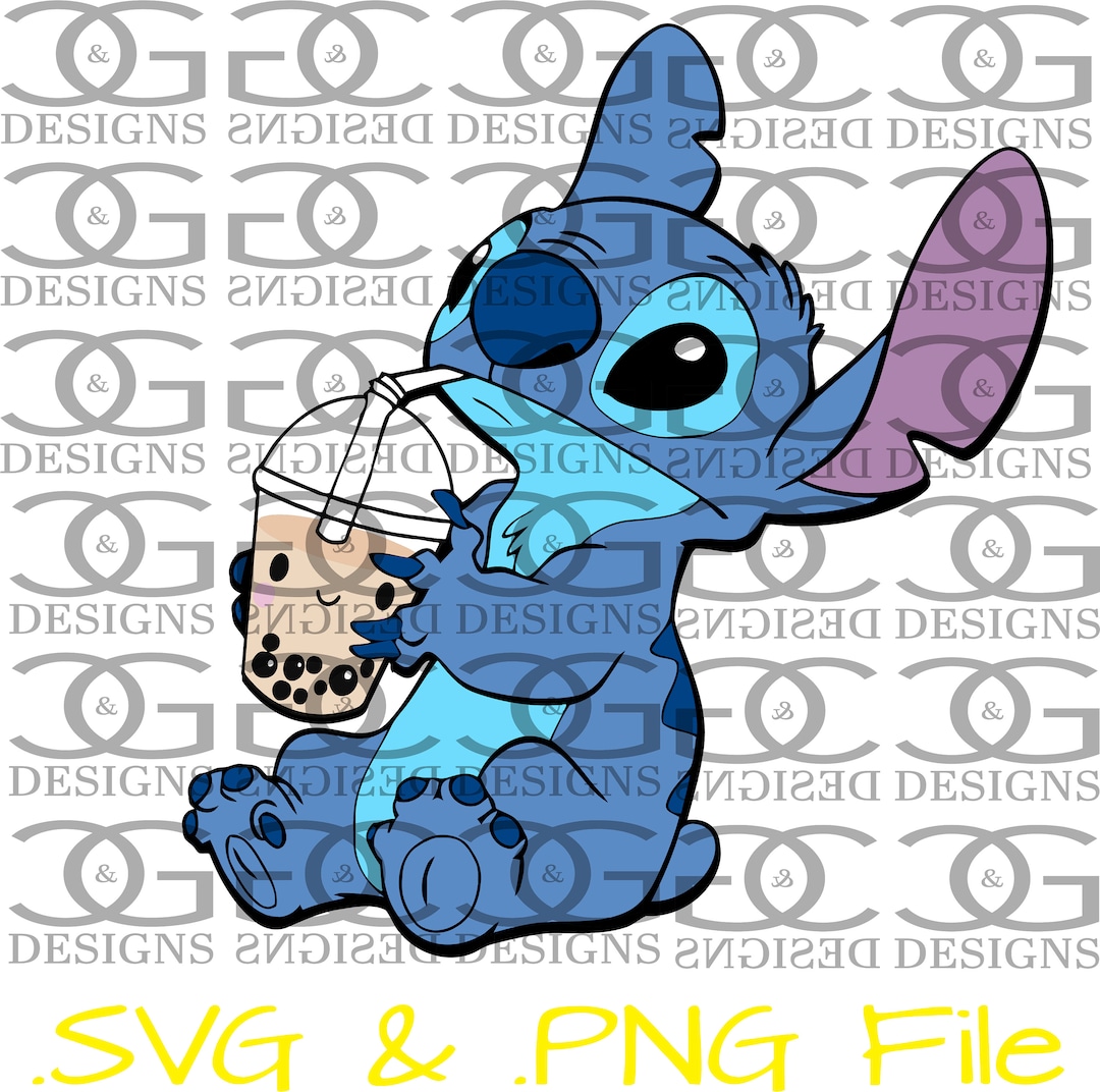 Boba Stitch SVG & PNG for T-shirts, Decals Etc. - Etsy