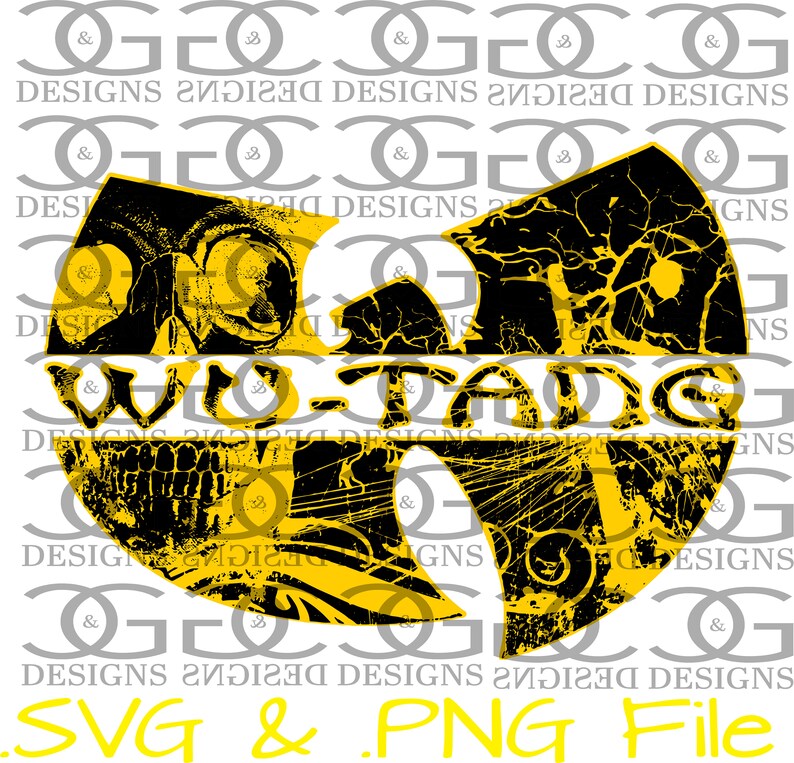 Wu Tang Skull Vector SVG & PNG for T-shirts Decals Etc. - Etsy UK