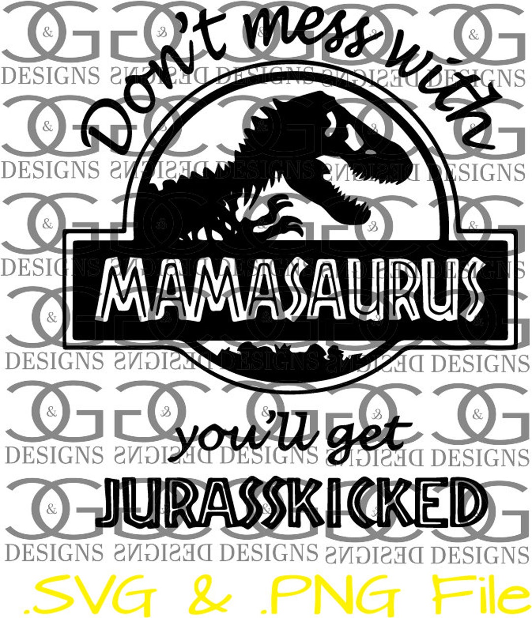 Mamasaurus SVG & PNG for T-shirts, Decals Etc. - Etsy